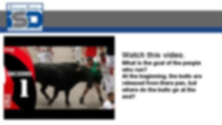 Las celebraciones del mundo hispano: La Fiesta de San Fermín | Study ...