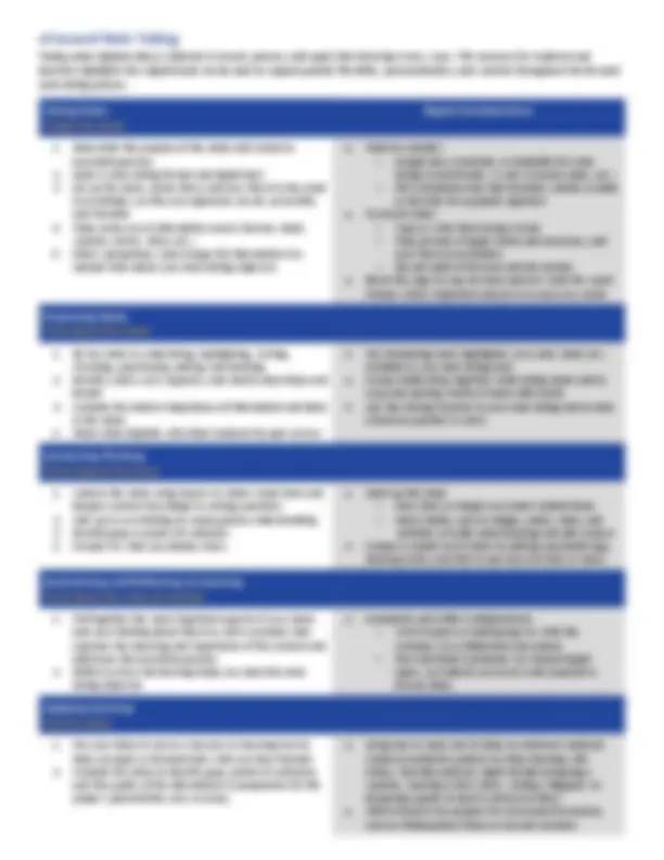 Effective Note-Taking: Cornell Notes and Three-Column Notes | Exercises ...