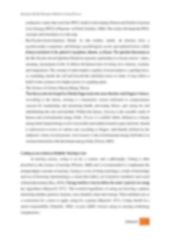 harmony of life through a holistic caring process | Lecture notes ...