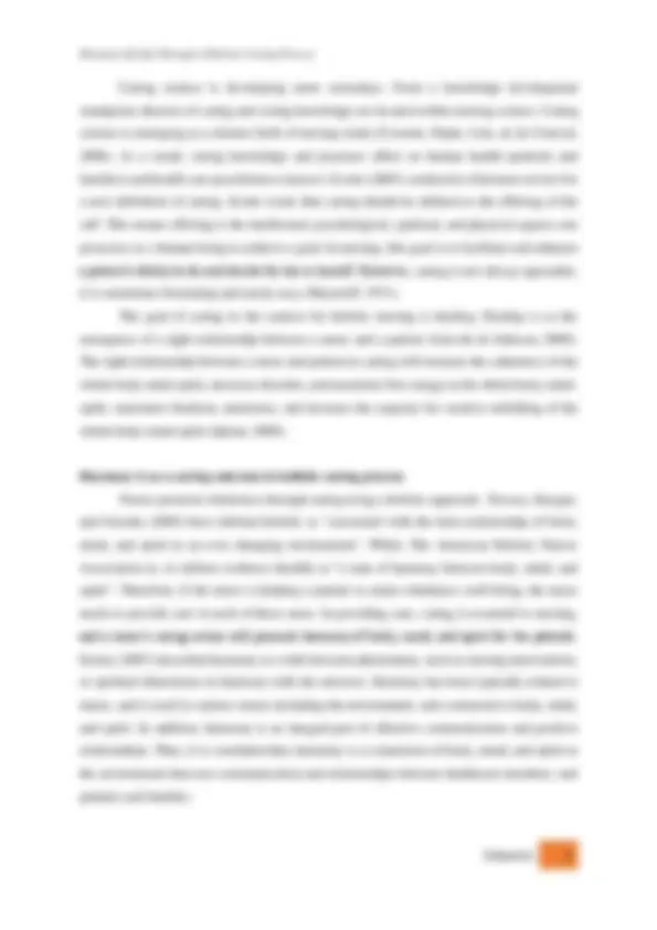 harmony of life through a holistic caring process | Lecture notes ...