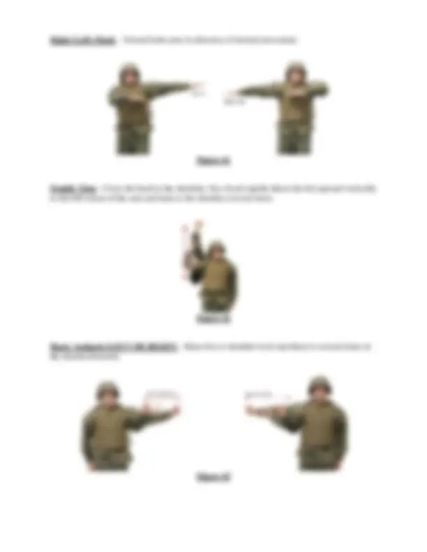 Hand and Arm Signals for Military Communication | Study notes ...
