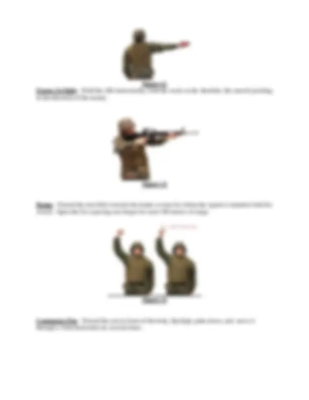 Hand and Arm Signals for Military Communication | Study notes ...