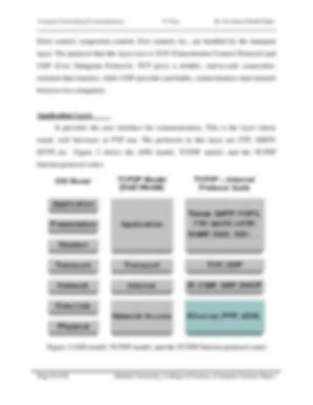 OSI Physical Layer: | Exams Computer science | Docsity