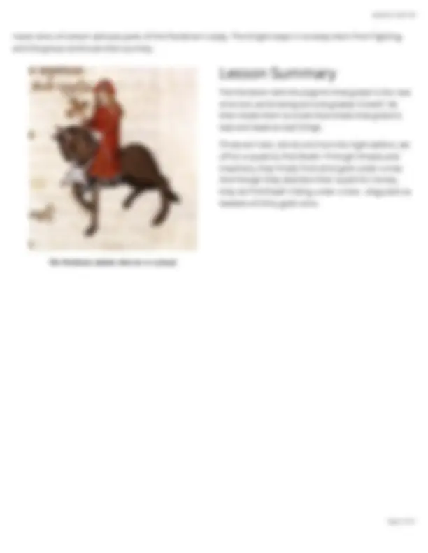 The Pardoner's Tale in The Canterbury Tales | Summaries English ...