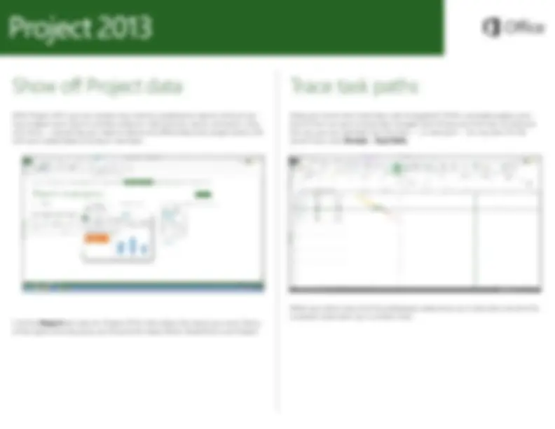 Microsoft Project 2013: Customizing Quick Access Toolbar and Exploring ...