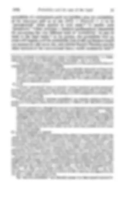 Misunderstanding of Probability in Legal Factfinding: Debating its ...