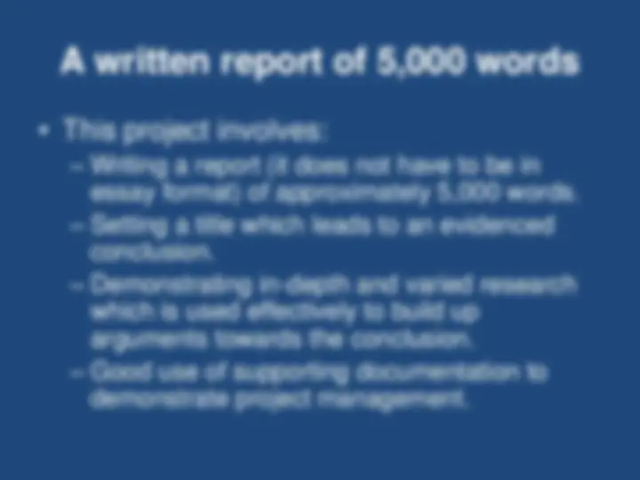 EPQ Report Writing: Guidelines for Extended Project Qualification ...