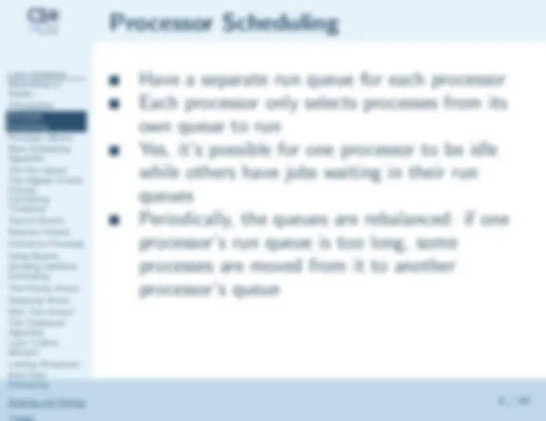 Understanding Linux Process Scheduling: Dive into Run Queues, Priority & Swapping | Lecture ...