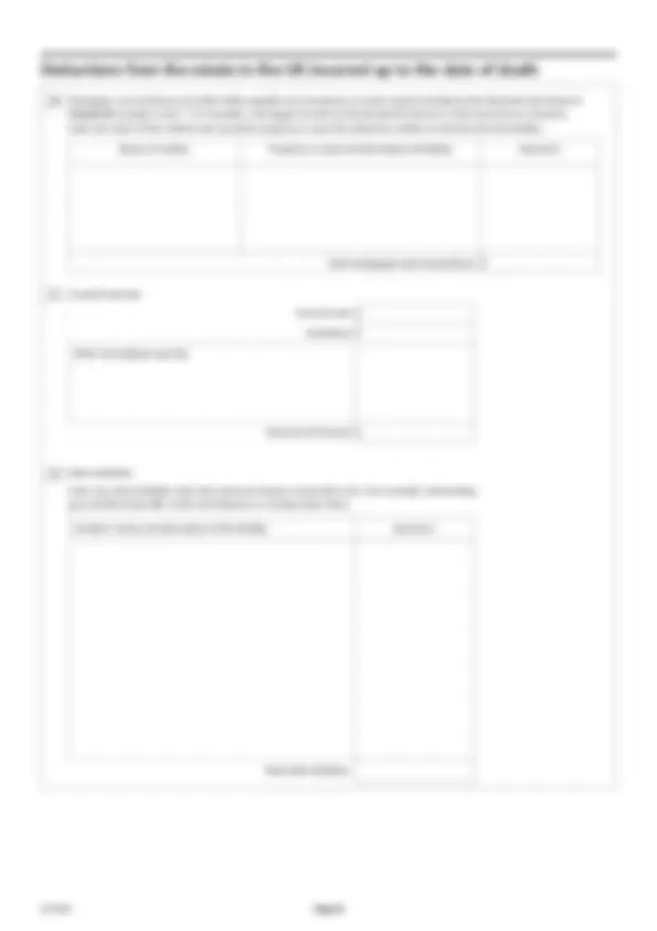 Inheritance Tax Form IHT400: Instructions and Guidance | Lecture notes ...