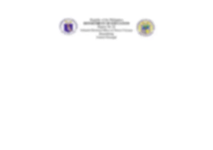 Table of Specification sample | Cheat Sheet English | Docsity