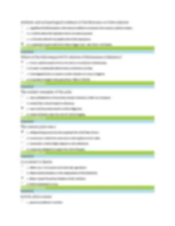 HIEU 201 Chapter 3 Quiz | Exams History | Docsity