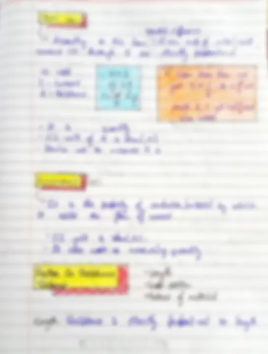 Electricity Class 10 best notes | Study notes Physics | Docsity