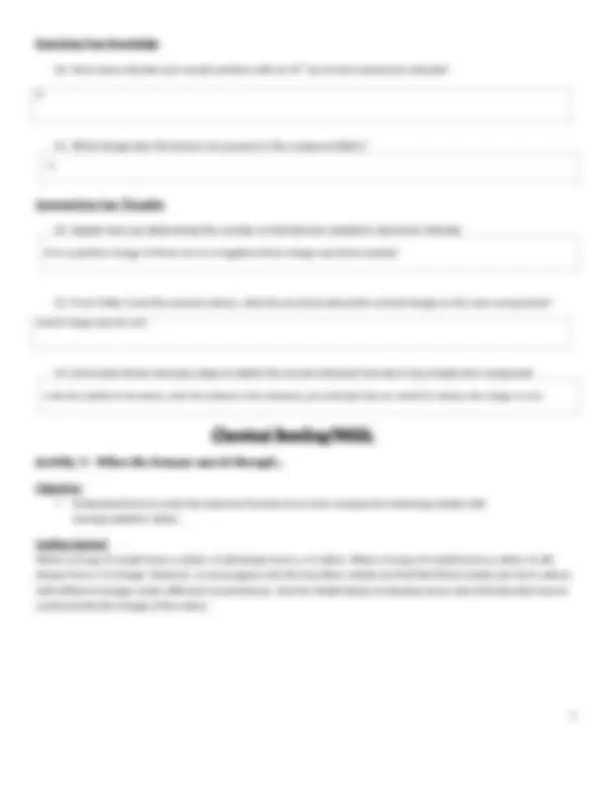 Chemical Bonding: POGIL Activities for Ionic and Covalent Compounds ...