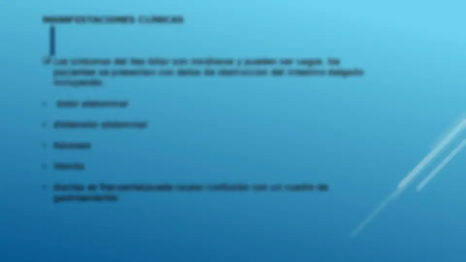 Caso Clínico: Oclusión Intestinal Debida a un Colico Biliar - Prof ...