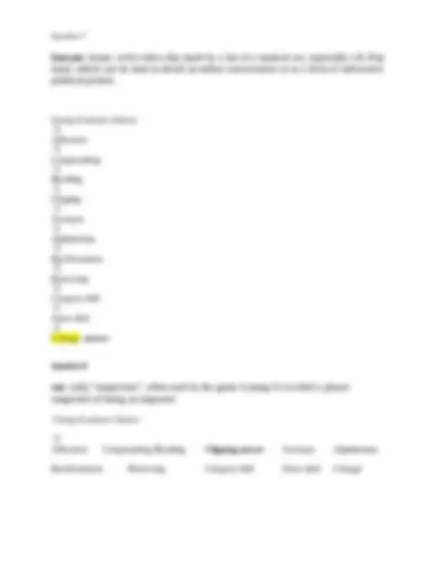 Morphology-Quiz 3 Word Formation Processes 2 answerkey LING 201 | Exams Linguistics | Docsity