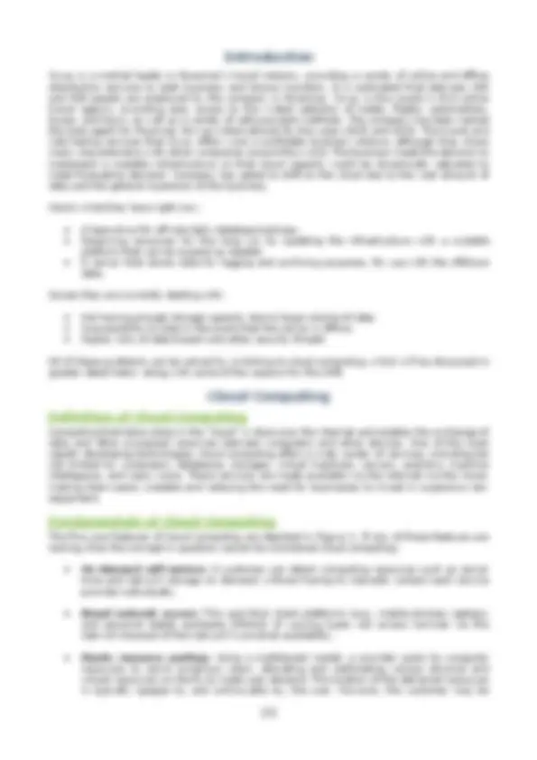 HND Level 5 Unit 13 Cloud Computing Assignment 1 | Papers Computer Science | Docsity