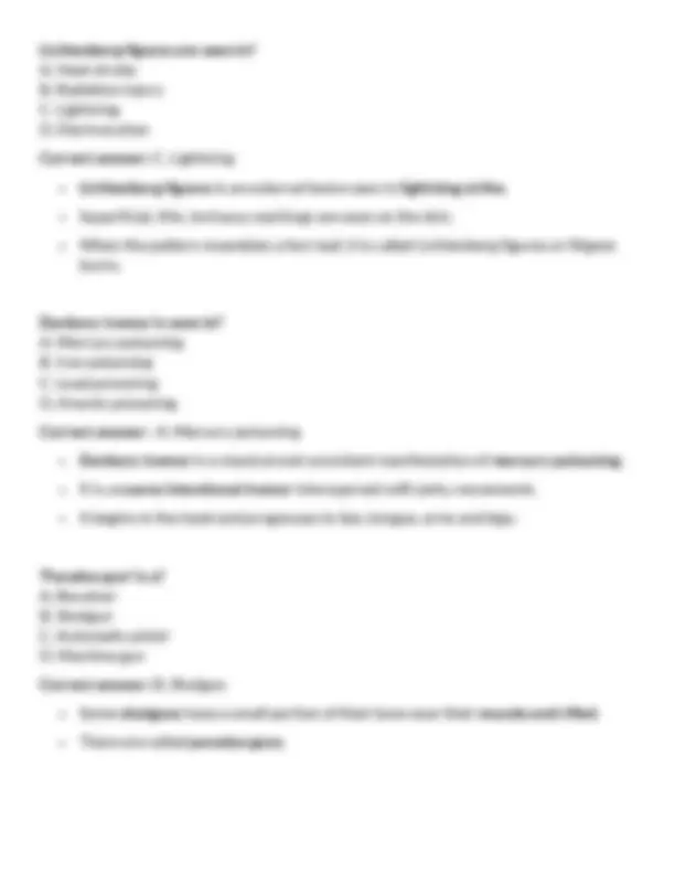 Forensic Medicine MCQs with explanation | Exams Forensics | Docsity