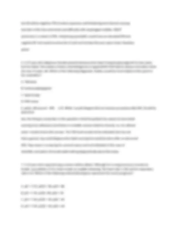 PANCE Practice Exam #1 Question/Answers well verified 2022. | Exams ...