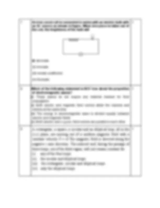 CBSE Sample Question Paper for Physics Class XII (2022-2023) | Exams Physics | Docsity