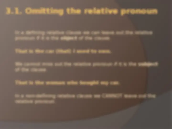 Relative Clauses: Defining vs. Non-Defining and Relative Pronouns ...