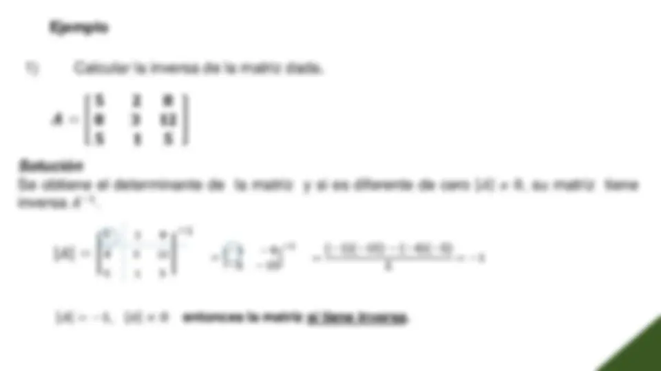 Cálculo de la Matriz Inversa: Métodos Gauss-Jordan, Adjunta y Montante ...