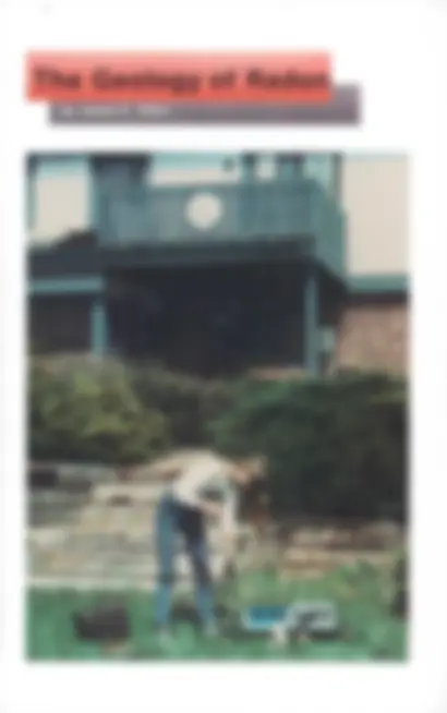 The Geology of Radon | Exercises Geology | Docsity