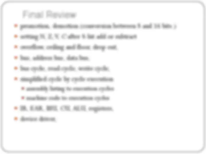 EE319 K Lecture 23.pdf | Exams Microcontrollers | Docsity