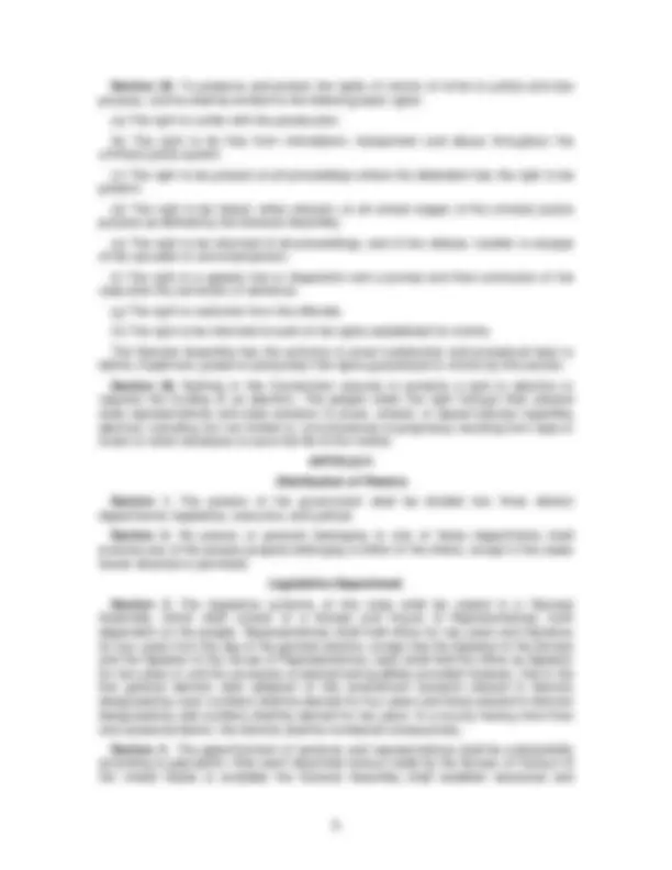 TENNESSEE CONSTITUTION | Lecture notes Law | Docsity