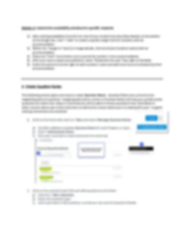 Create an Exam or “Quiz” for Canvas | Summaries Auditing | Docsity