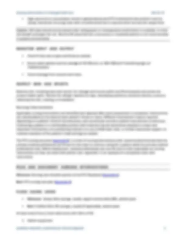 Nursing Intervention in Prolonged Field Care (CPG ID: 70) | Exercises ...