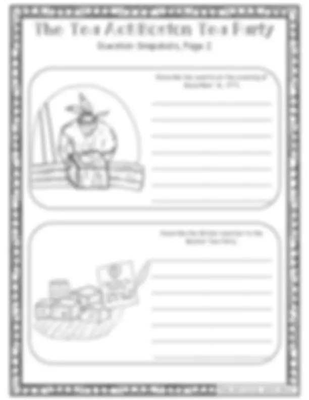 Lesson 8: The Tea Act & The Boston Tea Party | Schemes and Mind Maps ...