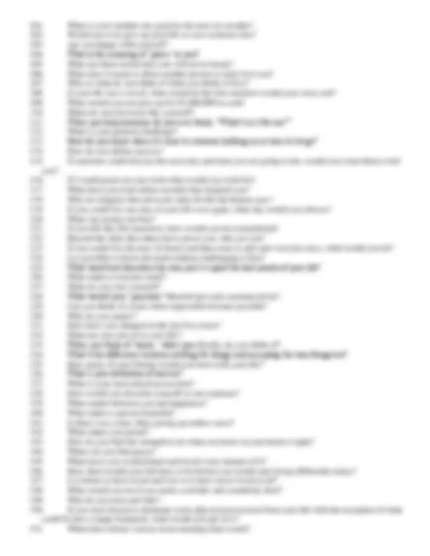 365 Table Topics Questions: | Exams Derecho | Docsity