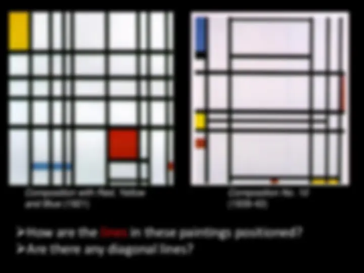 Art Analysis: Piet Mondrian's Compositions | Summaries Art | Docsity