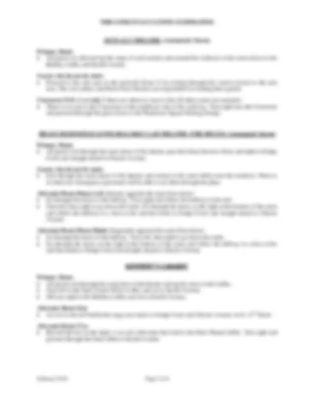 THEATER EVACUATION GUIDELINES | Schemes and Mind Maps Theatre | Docsity