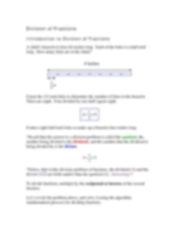 reciprocals and division of fractions | Summaries Elementary ...