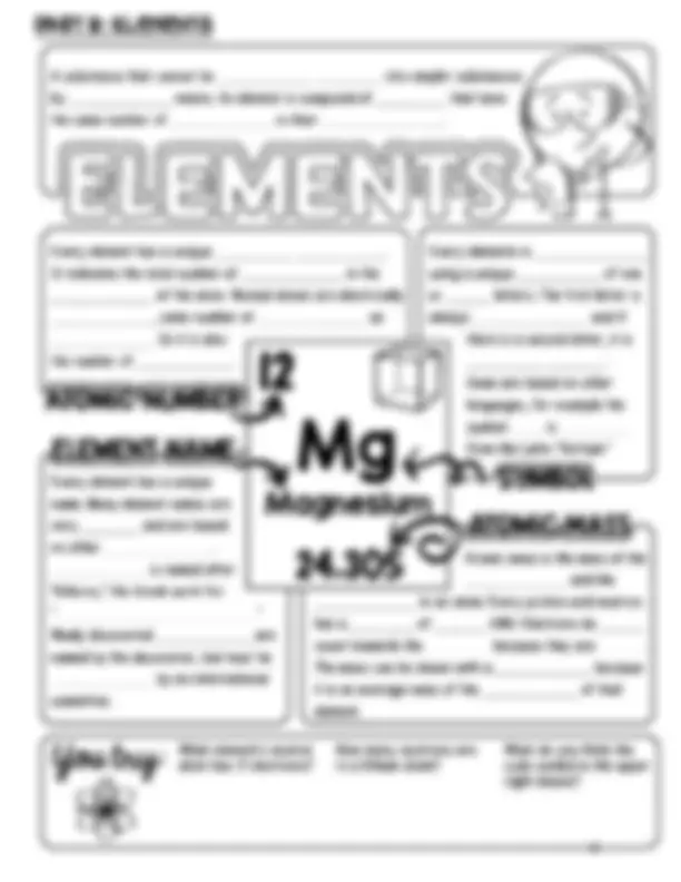 Book 2: Atoms, The Periodic Table & Bohr Models | Study notes Chemistry ...