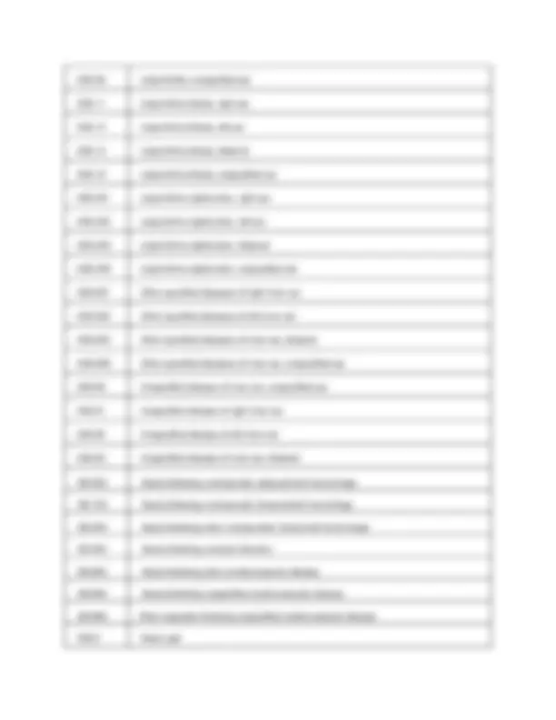 CPT Code 92548: Posturography | Exams Nursing | Docsity