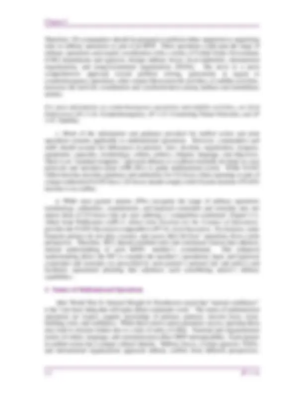 JP 3-16, Multinational Operations | Exercises Law | Docsity