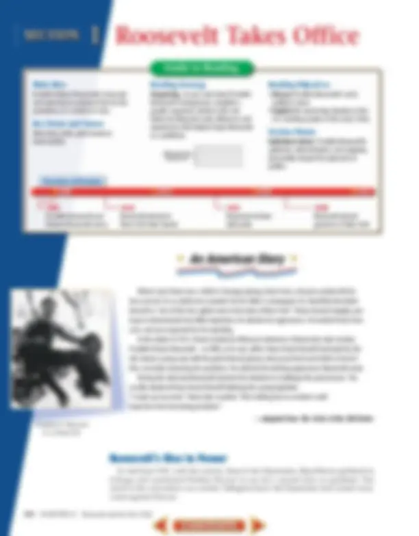 Roosevelt and the New Deal, 1933-1939 | Lecture notes Business | Docsity