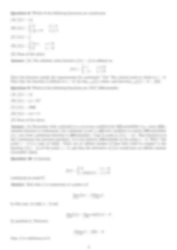 Week 3 Quiz: Differential Calculus: The Derivative and Rules ... | Slides Calculus | Docsity