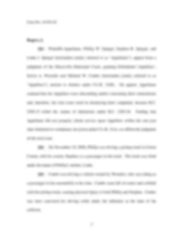 Spiegel v. Westafer | Slides Law | Docsity