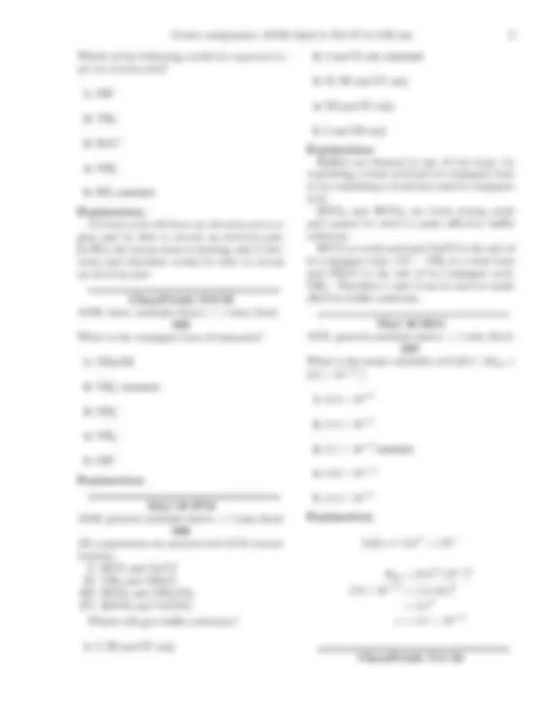 Chemistry Quiz 3: Acids, Bases, and Equilibrium | Schemes and Mind Maps ...