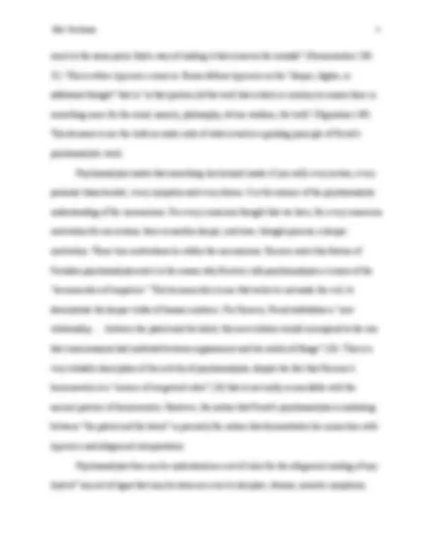 Some Allegories of Psychoanalysis Introduction Freud is well ...