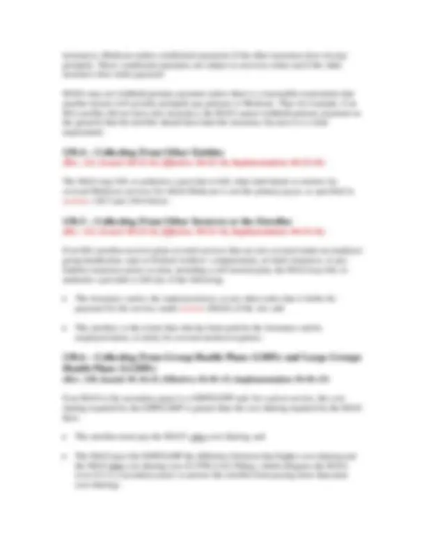 Medicare Managed Care Manual Chapter 4 | Study notes Nursing | Docsity