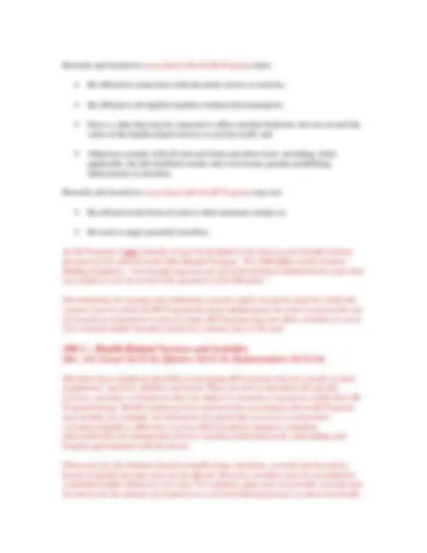 Medicare Managed Care Manual Chapter 4 | Study notes Nursing | Docsity