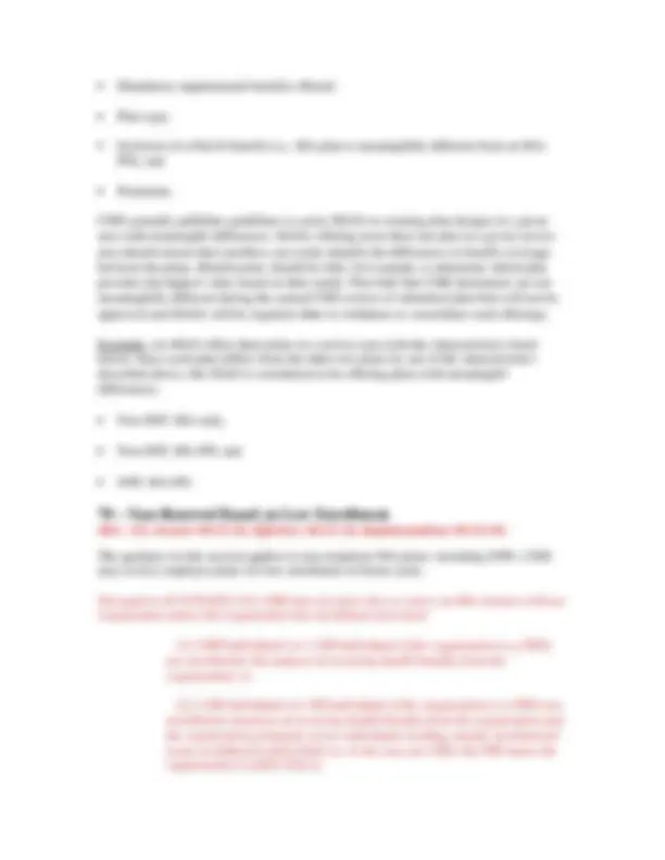 Medicare Managed Care Manual Chapter 4 | Study notes Nursing | Docsity