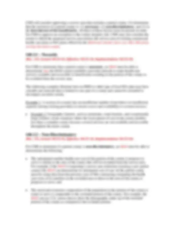 Medicare Managed Care Manual Chapter 4 | Study notes Nursing | Docsity