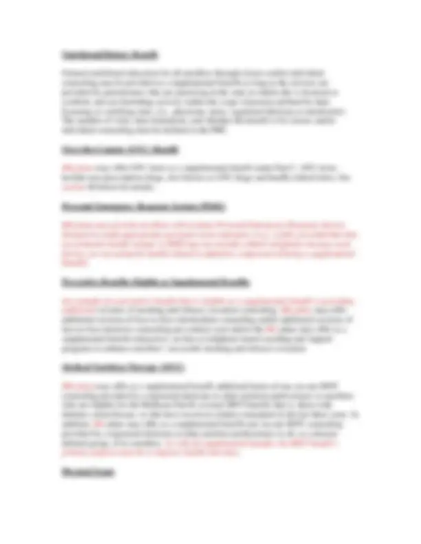 Medicare Managed Care Manual Chapter 4 | Study notes Nursing | Docsity