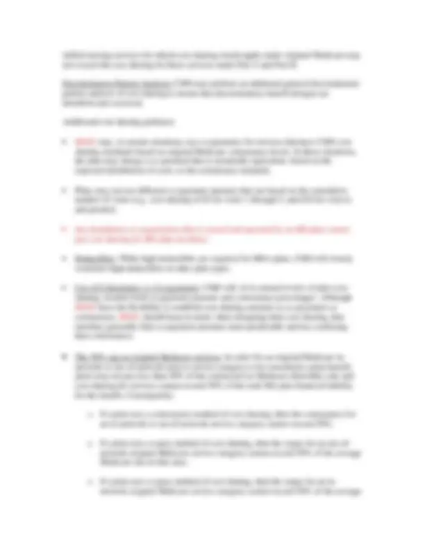 Medicare Managed Care Manual Chapter 4 | Study notes Nursing | Docsity