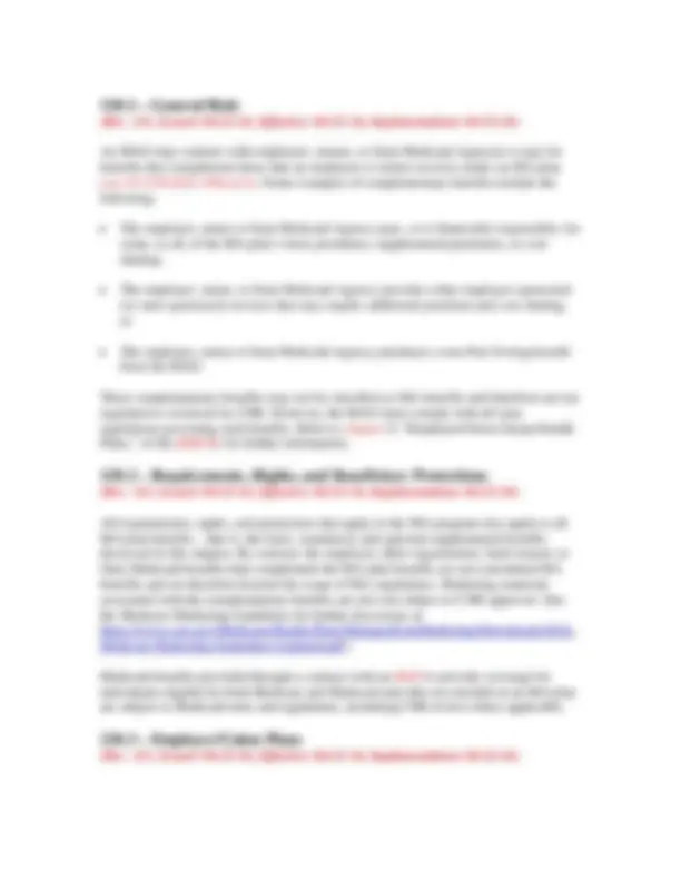 Medicare Managed Care Manual Chapter 4 | Study notes Nursing | Docsity